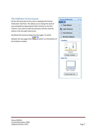 An introduction to MS Publisher | PDF | Desktop Publishing | Computer ...