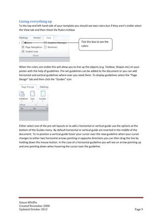 An introduction to MS Publisher | PDF