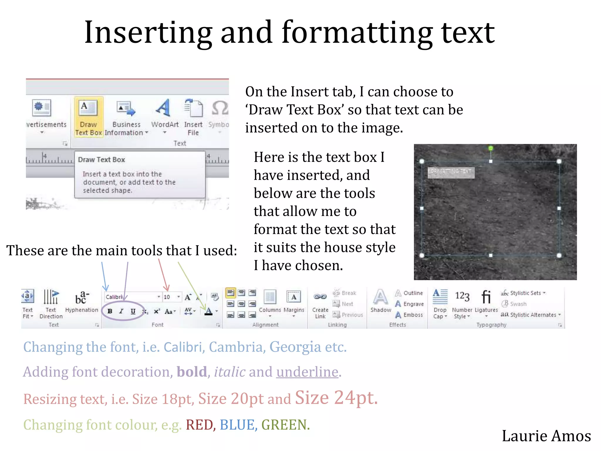 Using publisher to create the magazine advertisement | PPTX