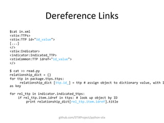 Python + STIX = Awesome | PPT