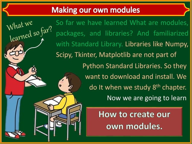 Python Modules and Libraries | PPT