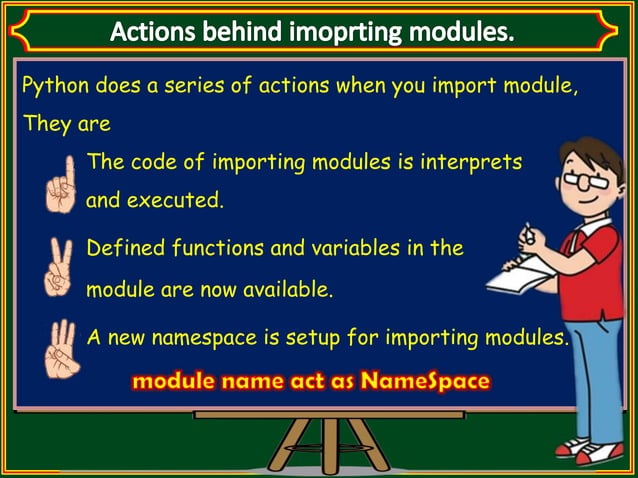 Python Modules, Packages and Libraries | PPT