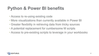 Using Python with Power BI | PPTX