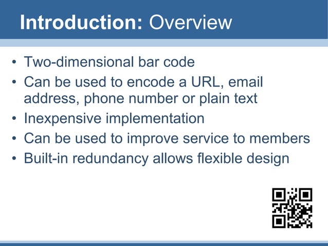 Using QR Codes: Overview and Best Practices | PPT