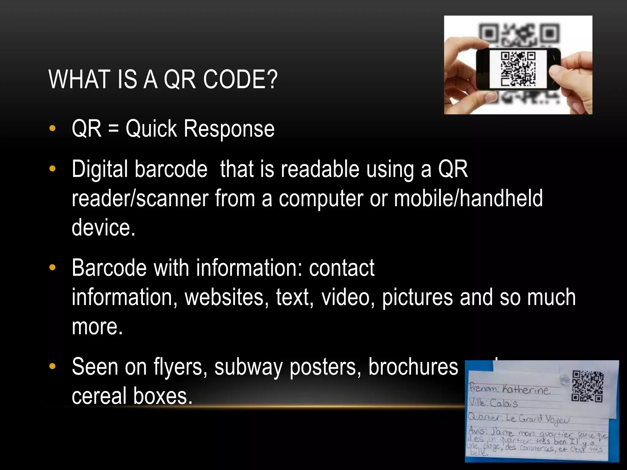 Using & Creating QR Codes - Papa 'Elima | PPTX