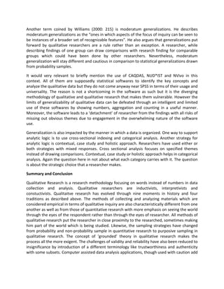 Using qualitative research to generalize | PDF