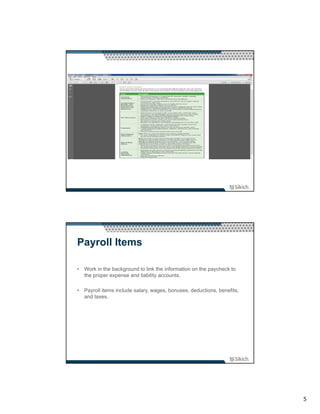 Using QuickBooks for Payroll Processing | PDF