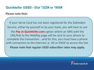 Using Quickteller via USSD from your mobile phone | PDF