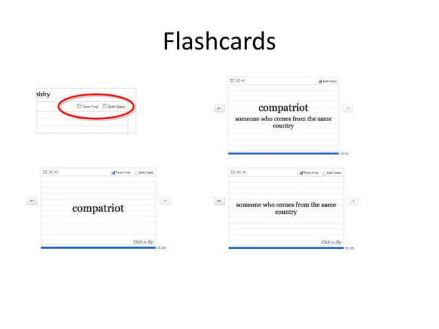 Using quizlet flashcards to study vocabulary | PPT