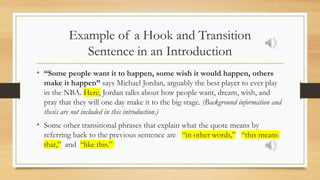 Using quotes as hooks in introduction spring2020 | PPT