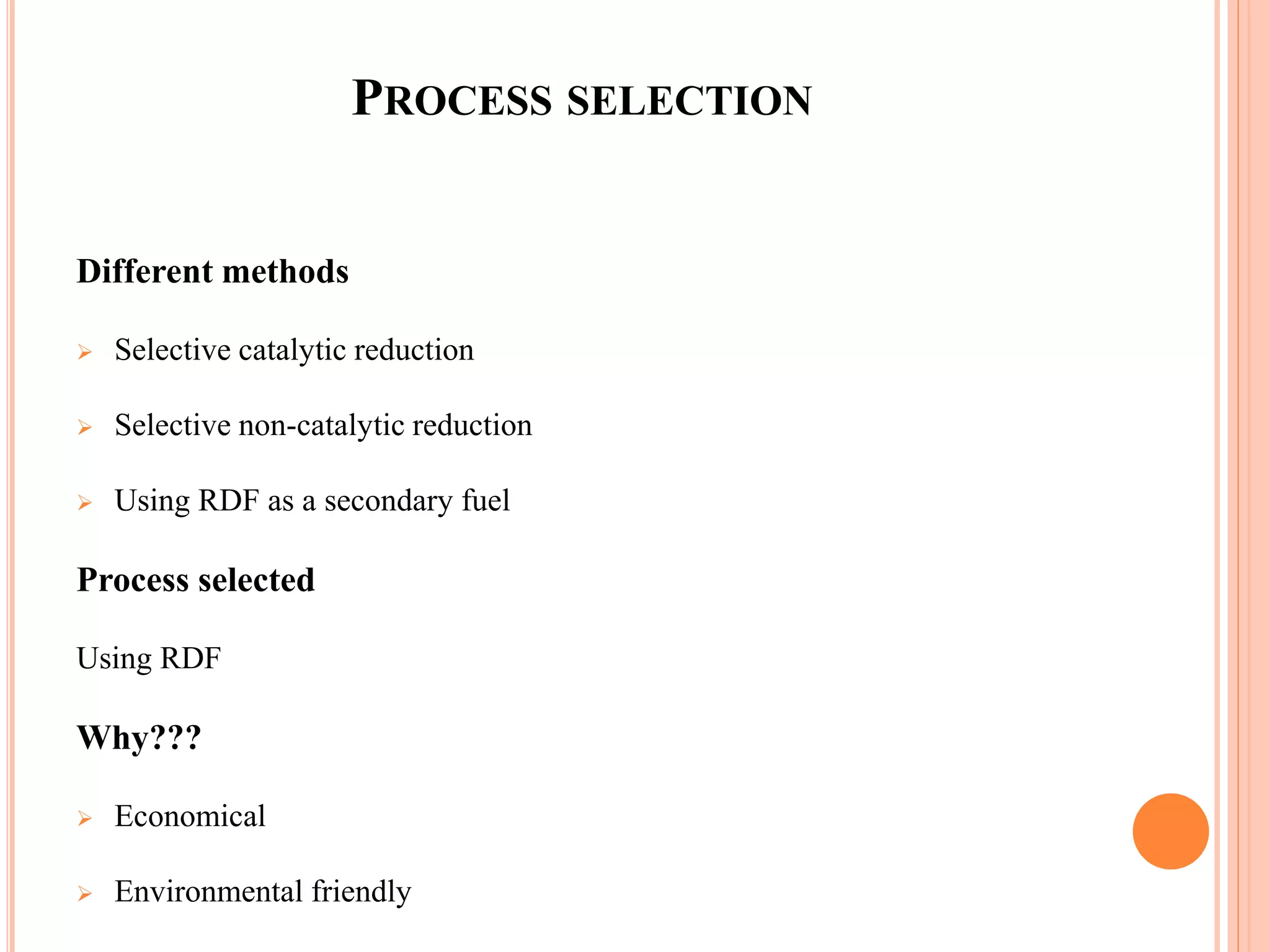 Using rdf as fuel for nox reduction and | PPTX