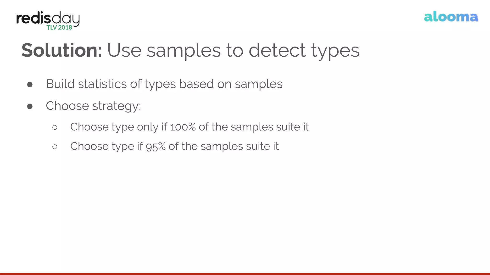 Redis Day Tlv 2018 Using Redis For Schema Detection Ppt