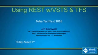 Using REST with VSTS and TFS | PPT