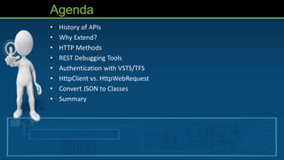 Using REST with VSTS and TFS | PPT