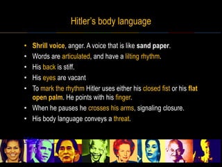 Using rhetoric to illustrate history | PPTX