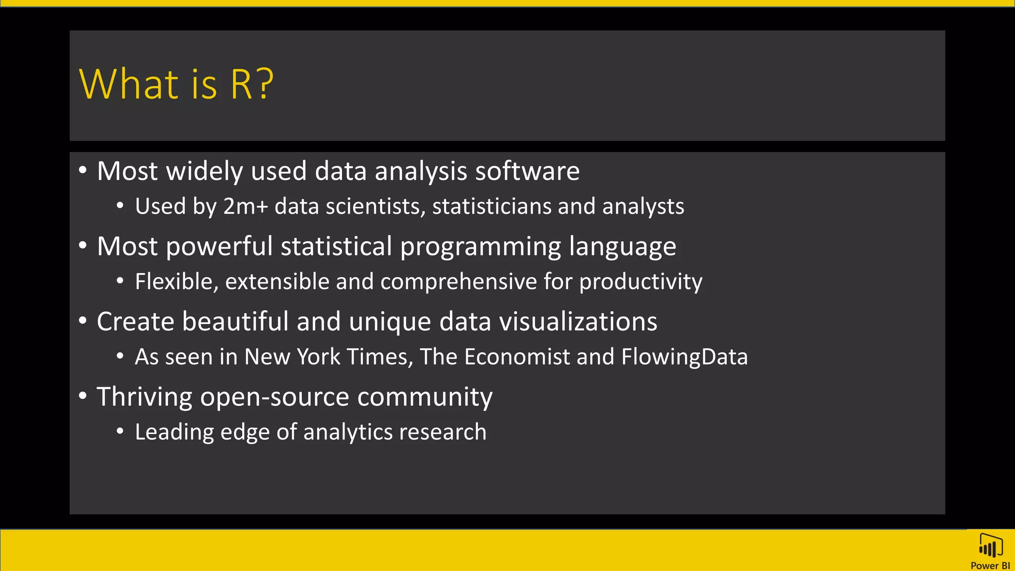 Using R in power BI | PPTX