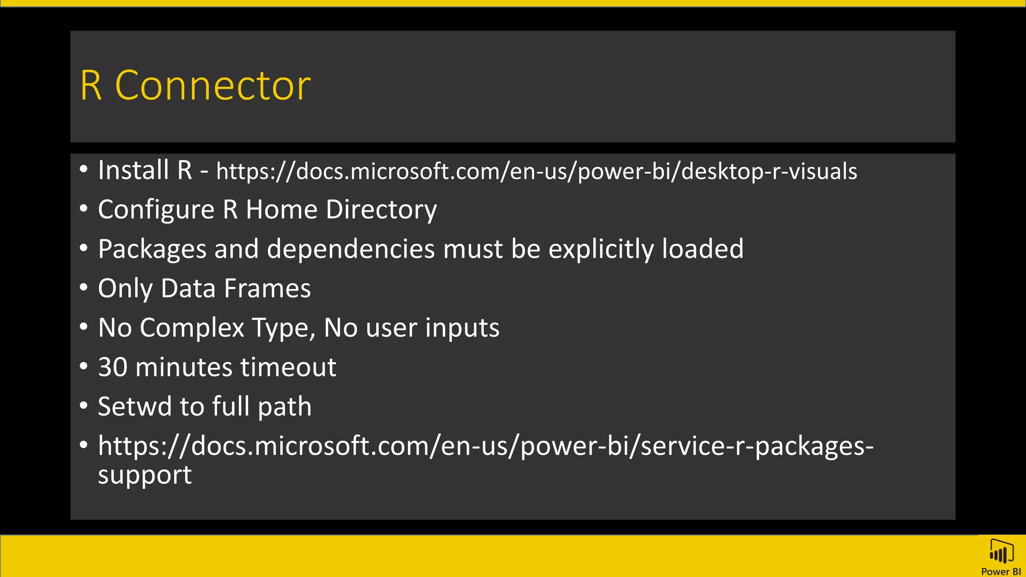 Using R in power BI | PPTX