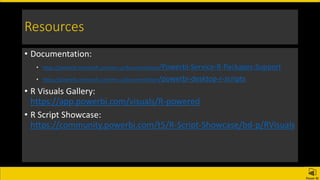 Using R in power BI | PPTX