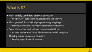 Using R in power BI | PPTX