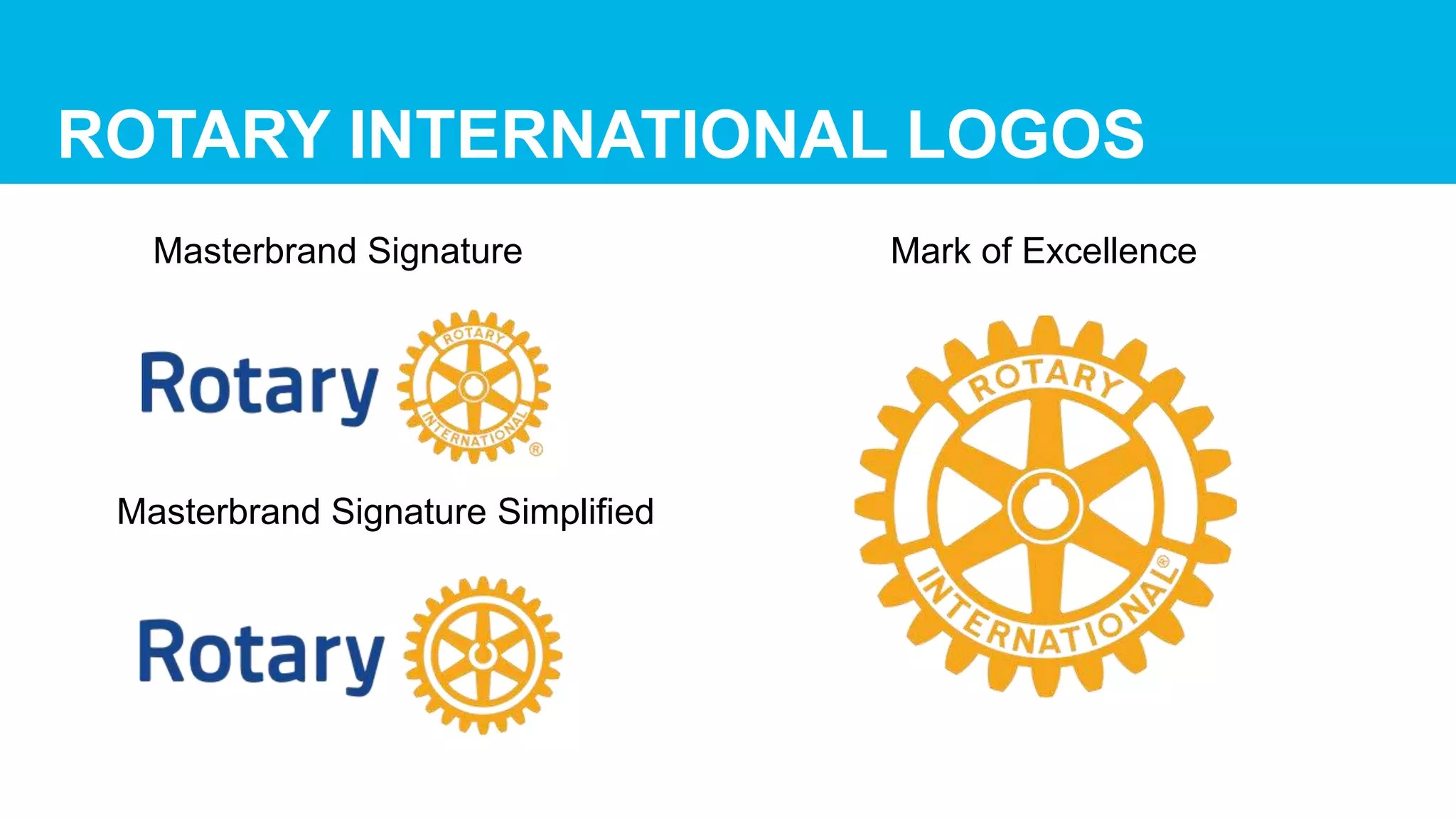 Using Rotary's logos | PPTX