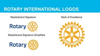 Using Rotary's logos | PPTX