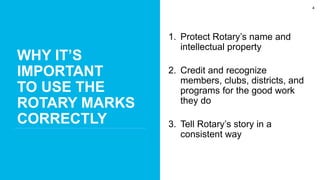 Using Rotary's logos | PPTX