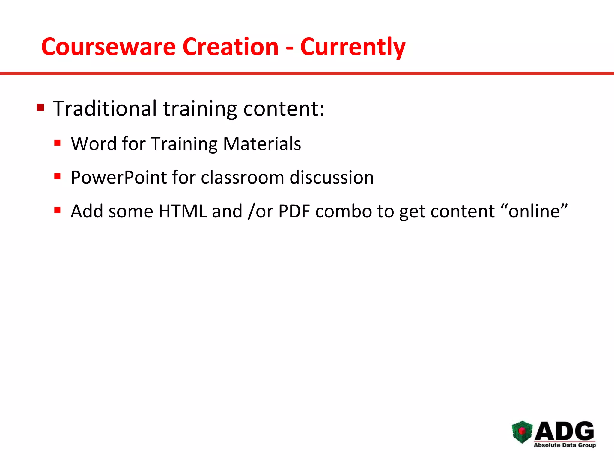 ADG S1000D Series - Using s1000d technical data in a learning and scorm ...