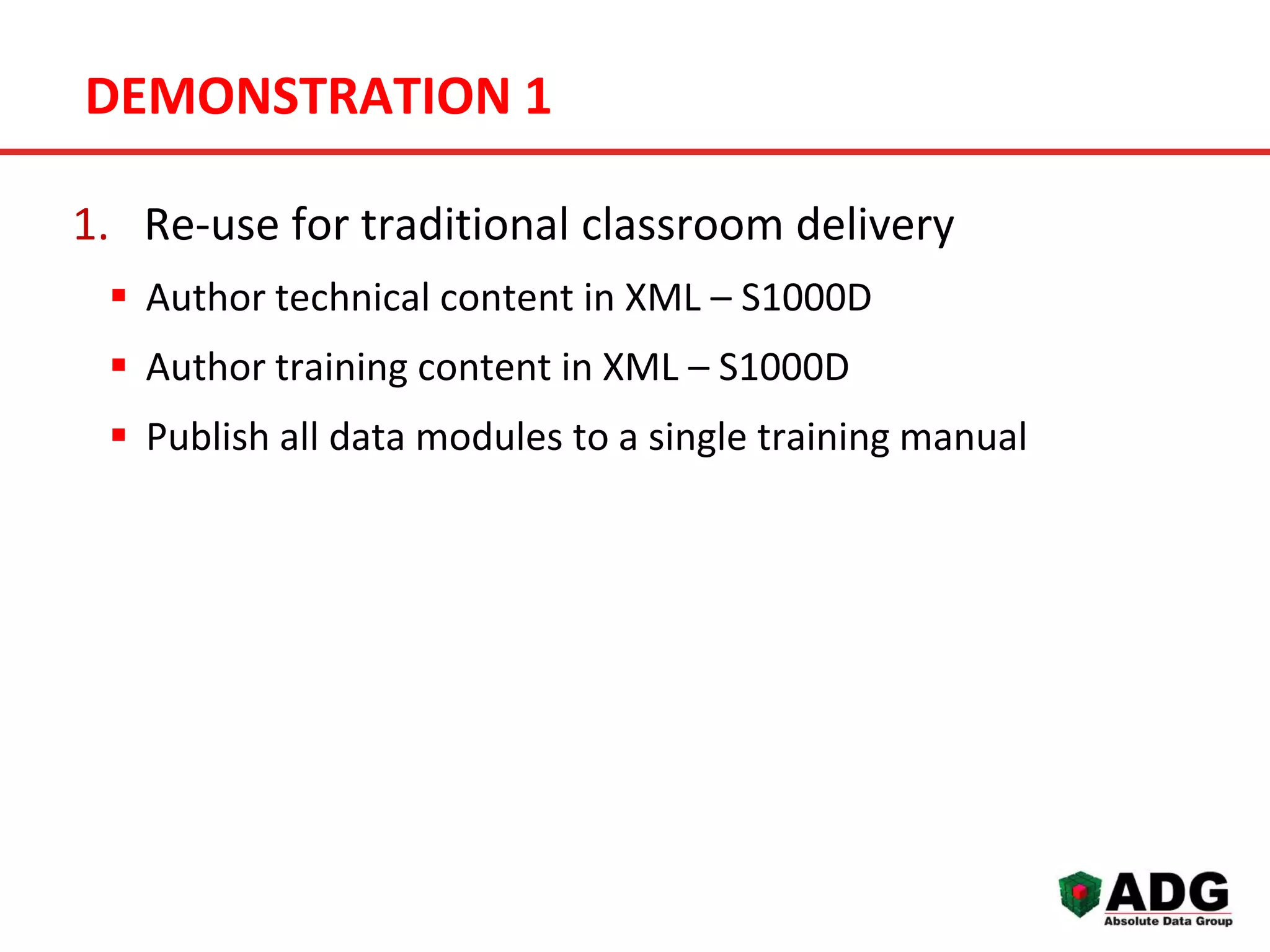ADG S1000D Series - Using s1000d technical data in a learning and scorm ...