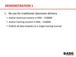 ADG S1000D Series - Using s1000d technical data in a learning and scorm ...