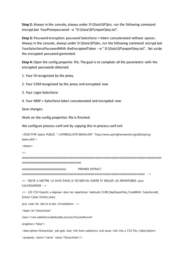 Salesforce Admin's guide : the data loader from the command line | PDF
