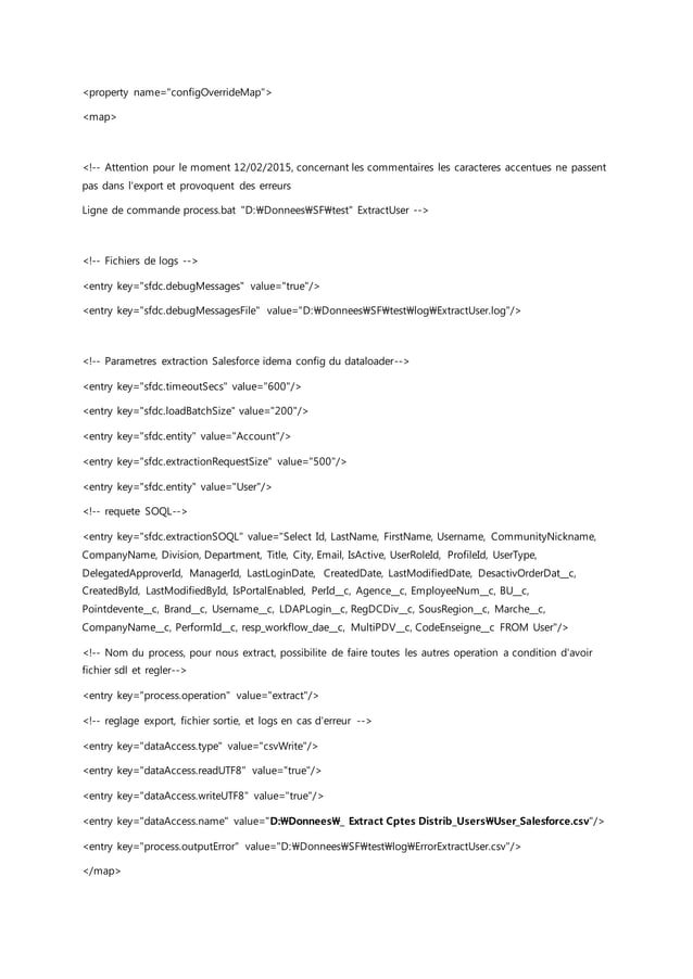 Salesforce Admin's guide : the data loader from the command line | PDF