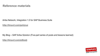Using SAP Ariba Solutions to Drive Visibility into Direct Materials and ...