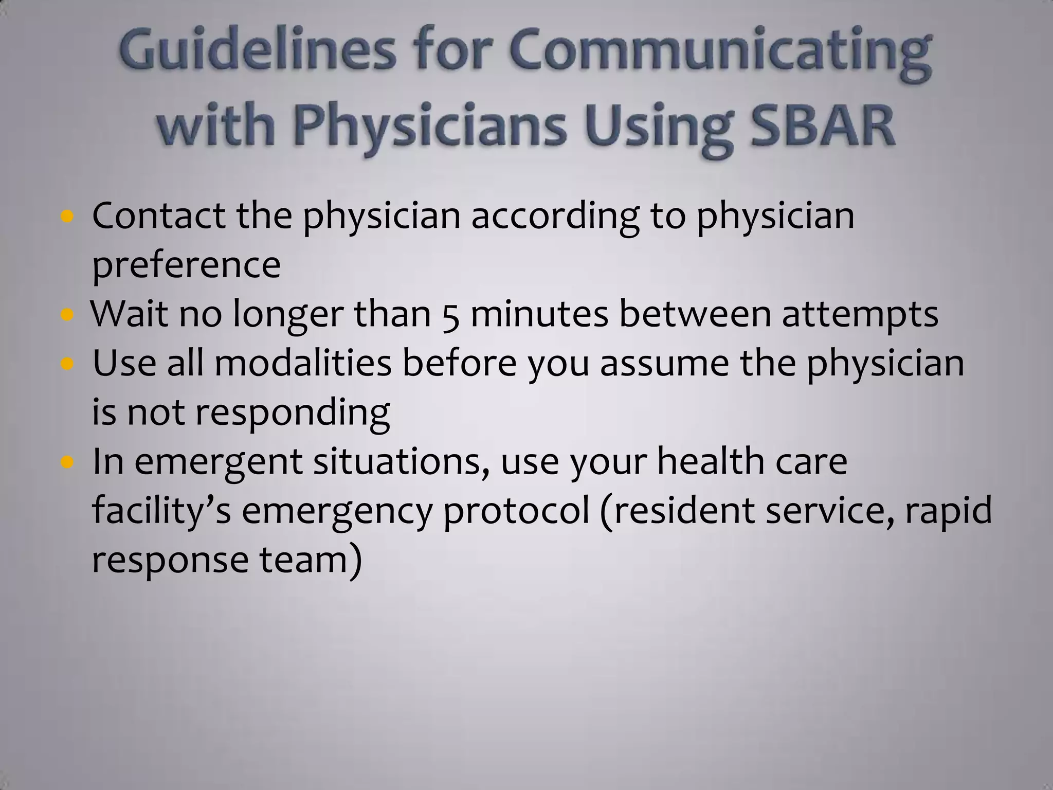 SBAR presentation | PPTX