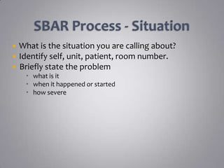 SBAR presentation | PPTX