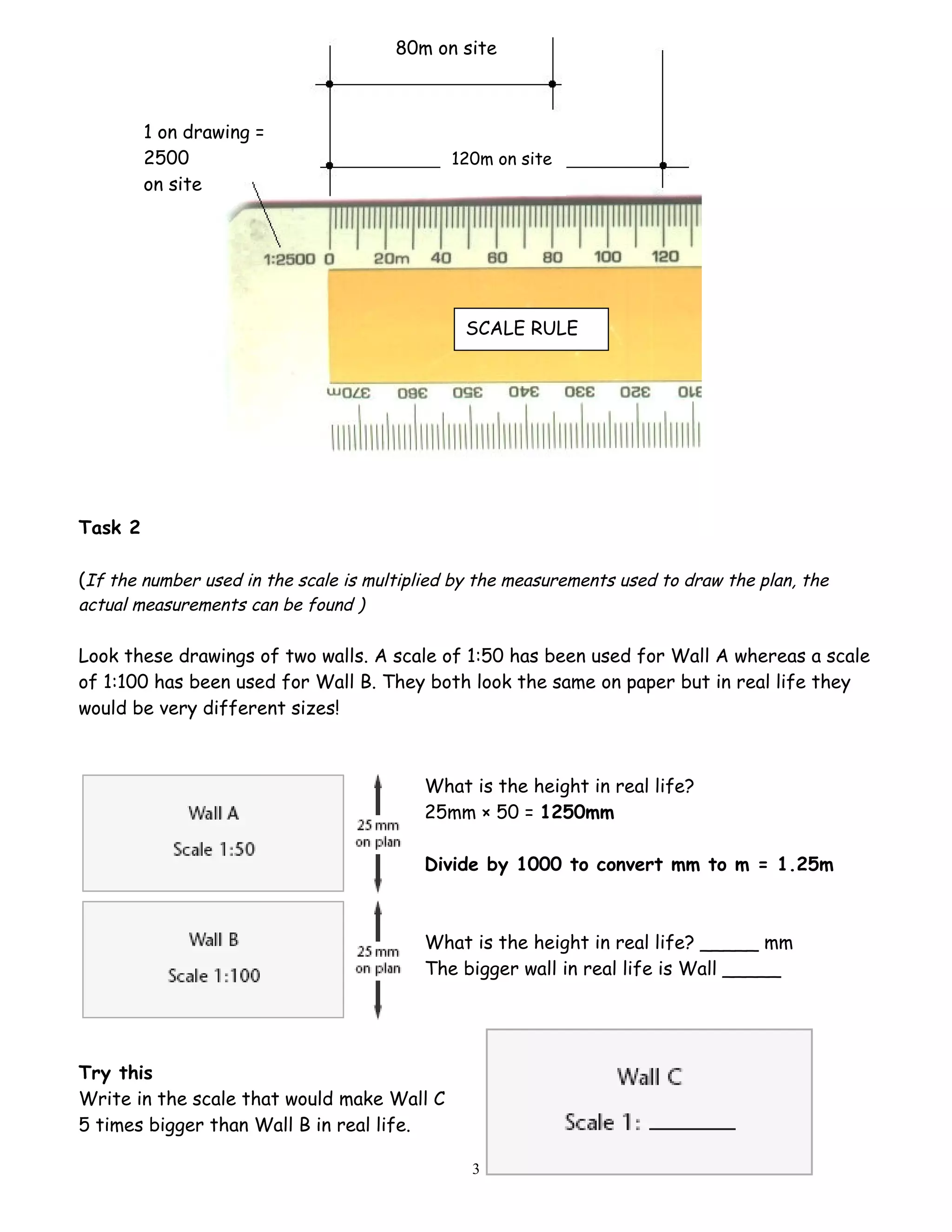 Introduction to Scale drawings in Construction | DOC