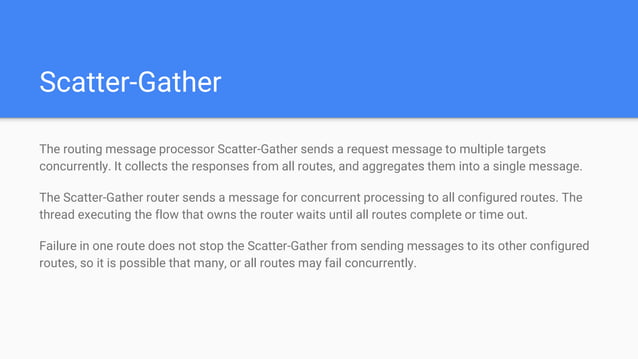Using scatter gather | PPTX | Computing | Technology & Computing