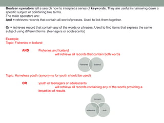 Using search tools | PPTX