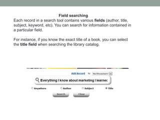 Using search tools | PPTX