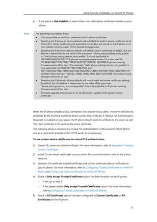 Using security certificates on yealink ip phones v83 10 | PDF
