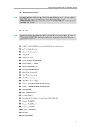 Using security certificates on yealink ip phones v83 10 | PDF