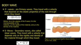Using seismic wave produce by earthquake to | PPTX