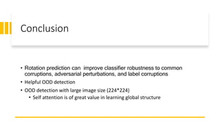 using Self-Supervised Learning Can Improve Model Robustness and ...