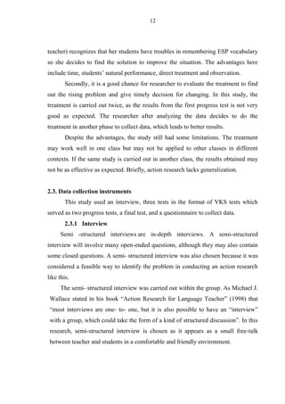 Using semantic mapping to improve ESP vocabulary retention of students ...