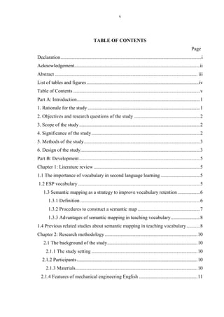Using semantic mapping to improve ESP vocabulary retention of students ...