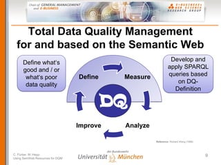 Using Semantic Web Resources for Data Quality Management | PPT