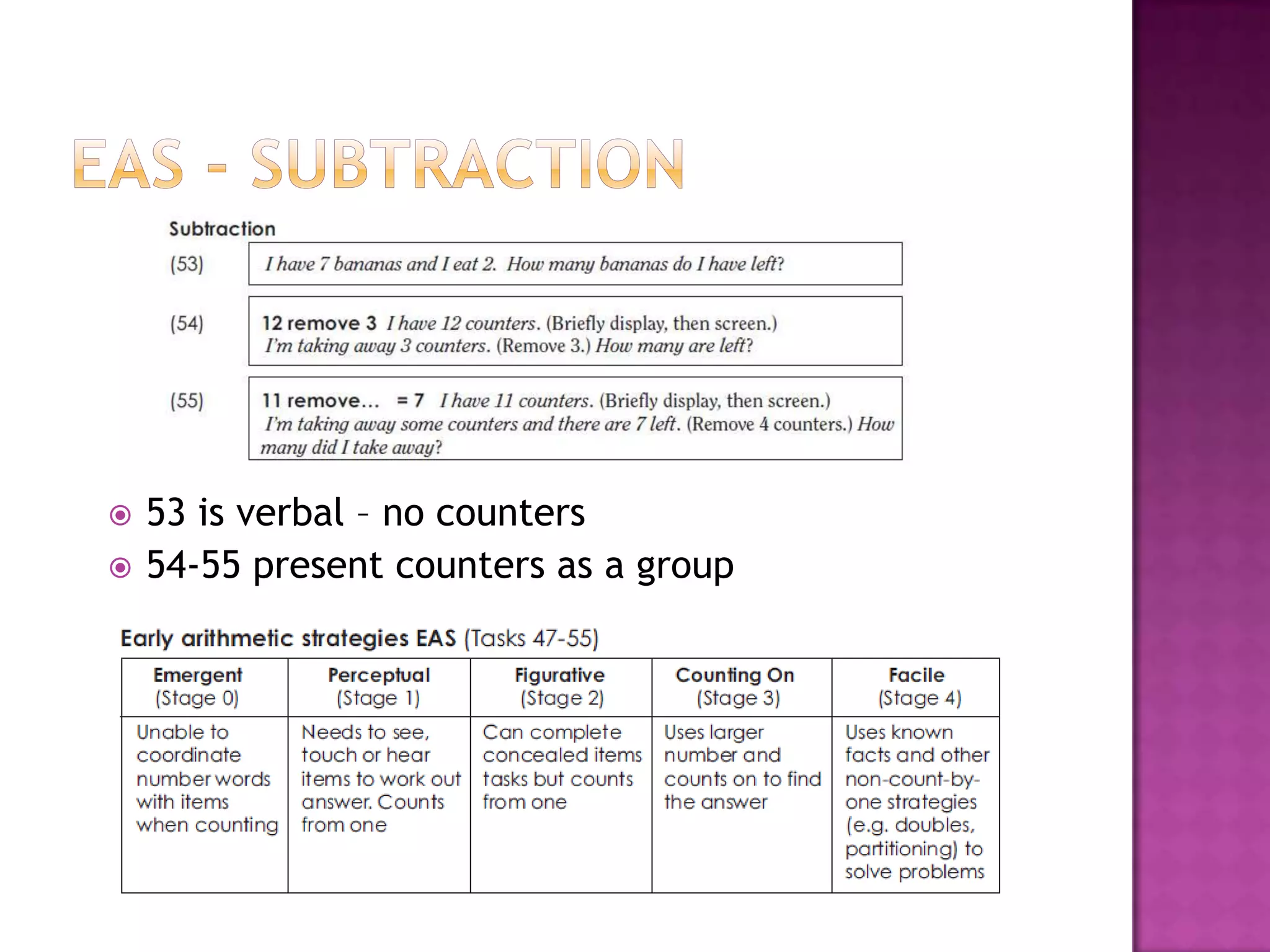 Using sena to assess students’ numeracy development | PPTX