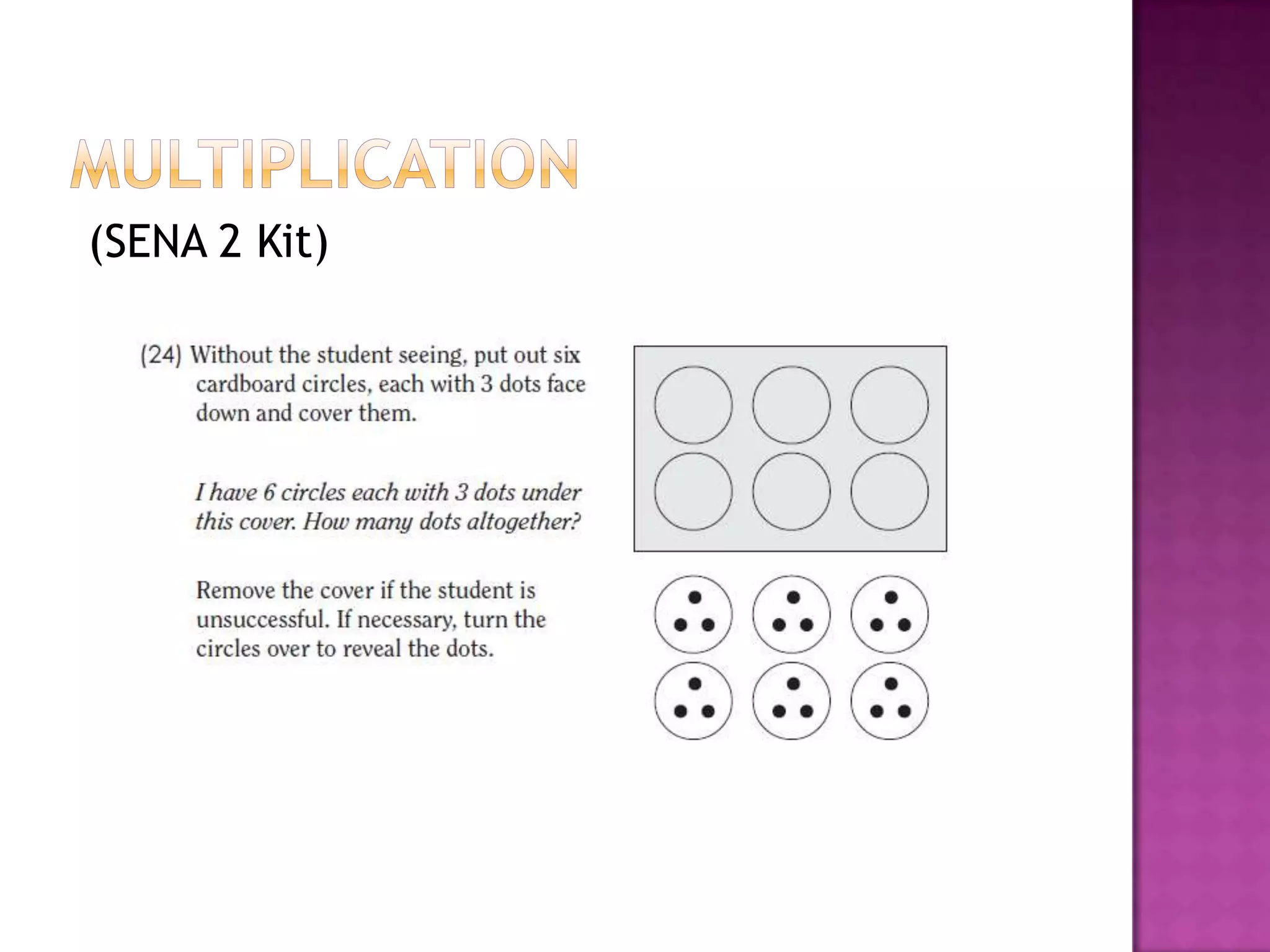Using sena to assess students’ numeracy development | PPTX