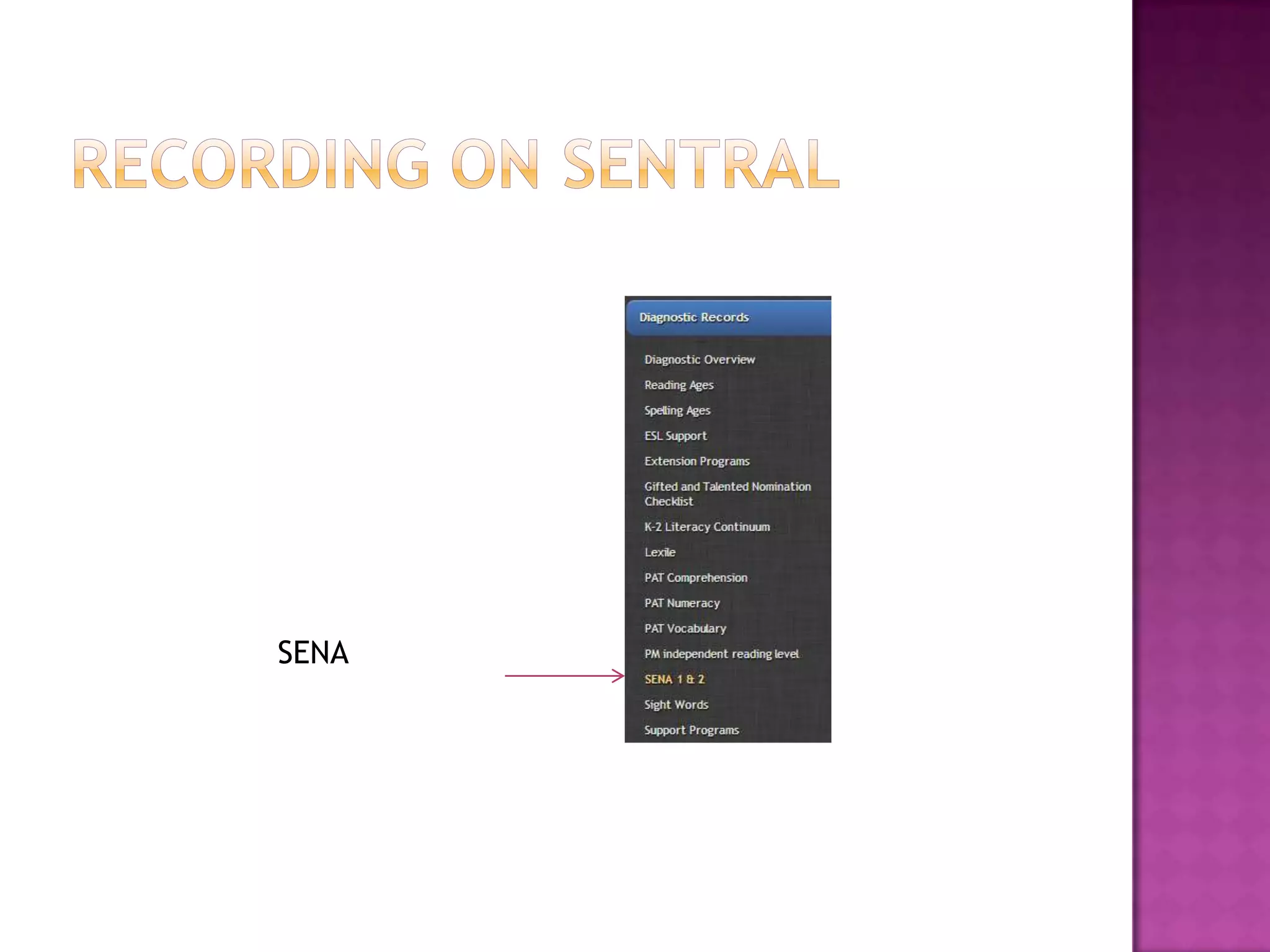Using sena to assess students’ numeracy development | PPTX