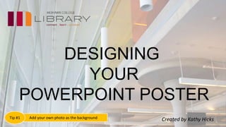 Using Shapes to Build a Digital Poster | PPT