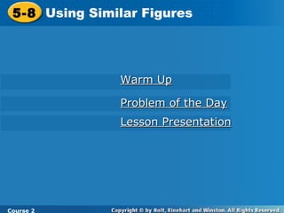 Using similar figures | PPT
